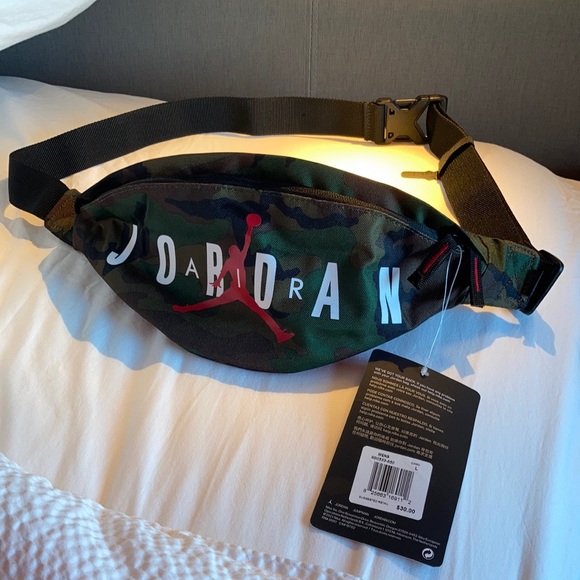 Nike | Bags | Nike Air Jordan Jump Man Camouflage Fanny Packhip Waist ...